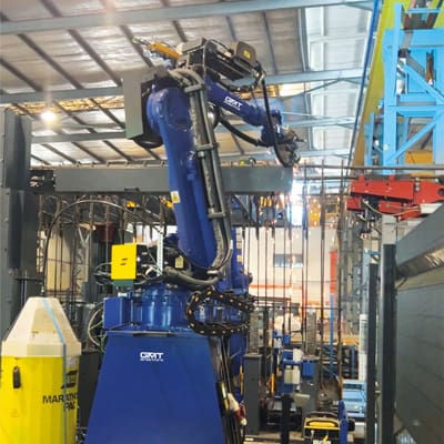 Automated welding solution for dwall, 3d panels, heavy columns